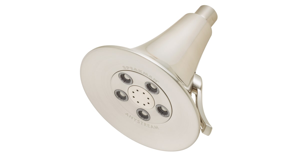 Speakman S-3020-BN Chelsea 2.5 GPM Multi-Function Shower Head with ...