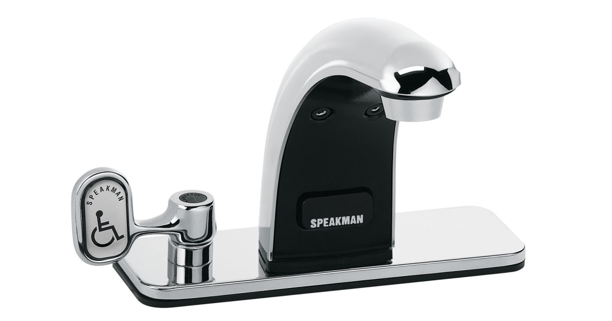 Speakman S-8717 Sensor Activated, Battery Powered Single Basin Bathroom ...