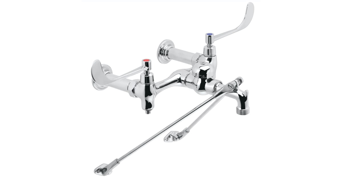 Speakman SC-5856 Double Handle Wall Mounted Service Faucet with 6 ...