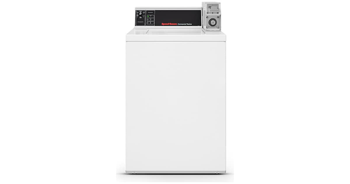 Speed Queen TV4000WN 26 Inch Wide 3.2 Cu. Ft. Commercial Vended Washing ...