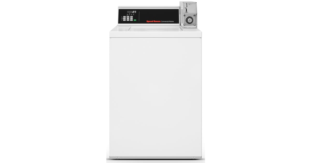 Speed Queen TV6000WN TV6 26 Inch Wide 3.19 Cu. Ft. Top Loading Vended ...