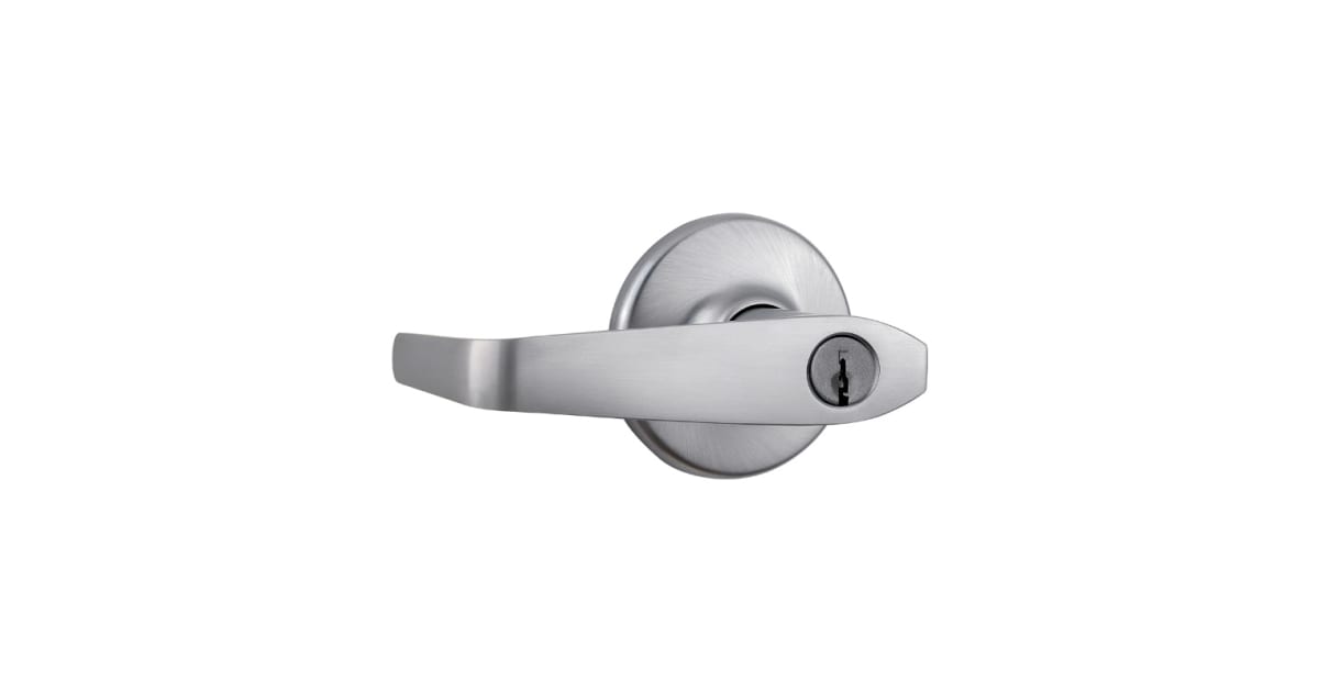 STANLEY 308KNL626S Kingston Light Commercial Keyed Entry Lever Set with ...