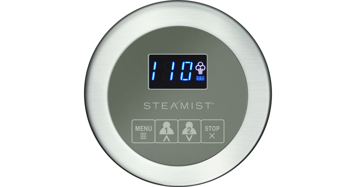 Steamist 250R-BN Round Steambath Digital Controller | Ferguson Home