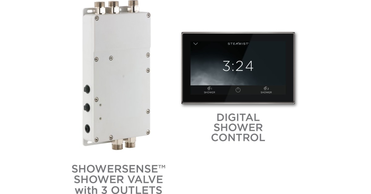 Steamist SH550MTSSHBNBK Total Sense Steam Shower Control Unit with ...