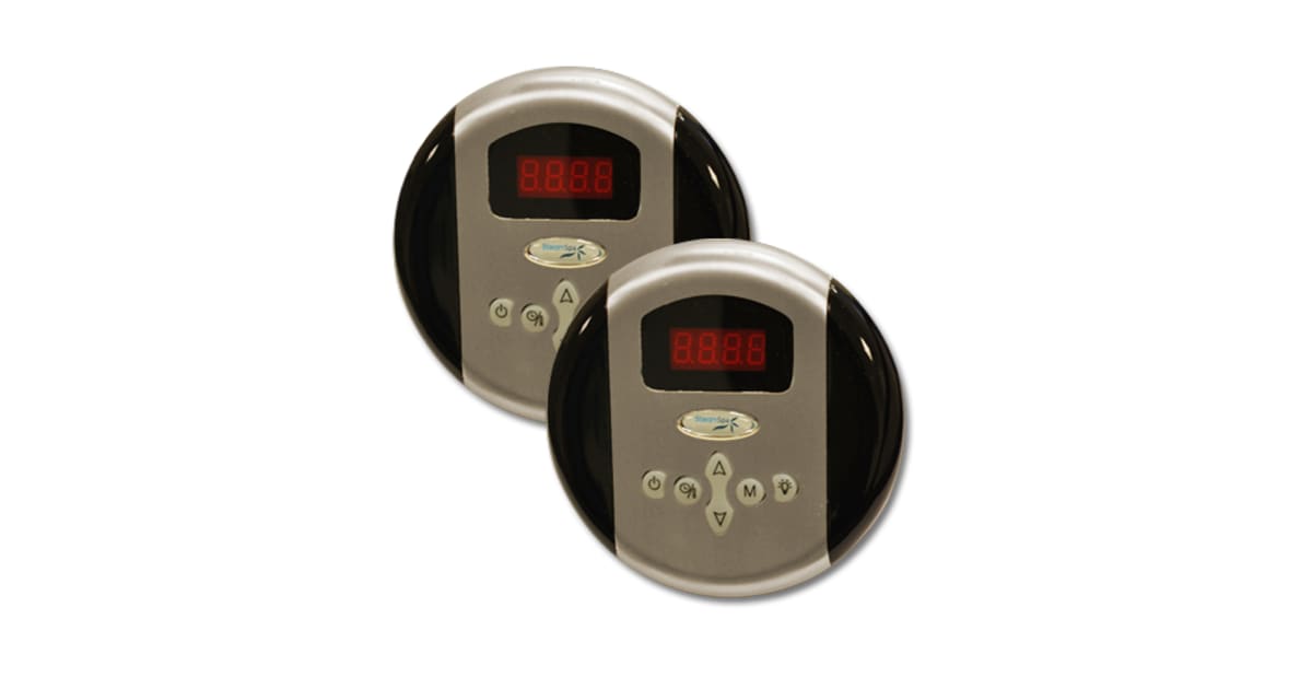 SteamSpa G-SC-2-75-BN Programmable Dual Steam Generator Control Panels ...