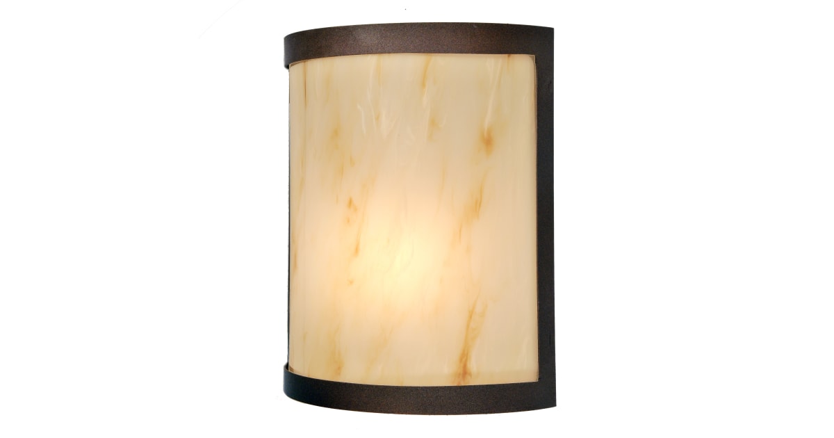 Steel Partners 2378-68 Seattle 1 Light Wall Sconce with Customizable ...