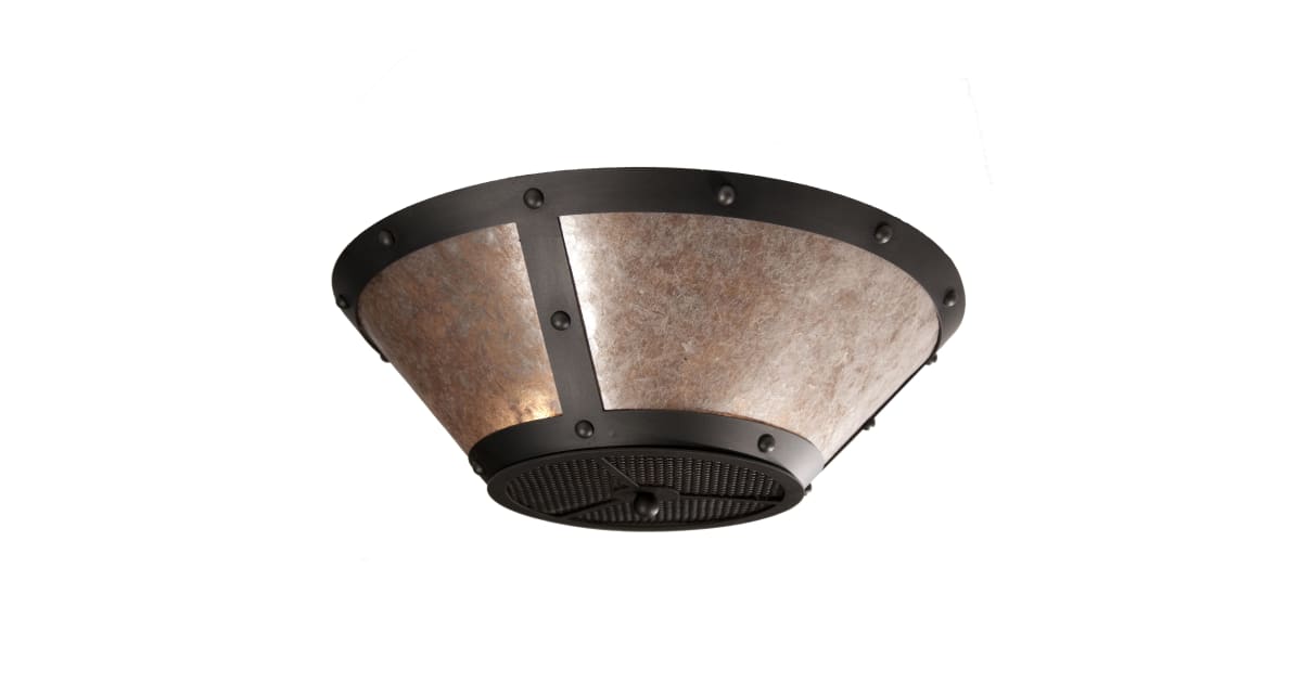Steel Partners 2574-R Rogue River 2 Light Flush Mount Ceiling Fixture ...