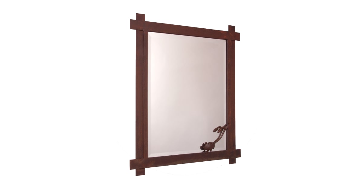 Steel Partners 3101 Acorn Rectangular Mirror with Customizable Finish ...