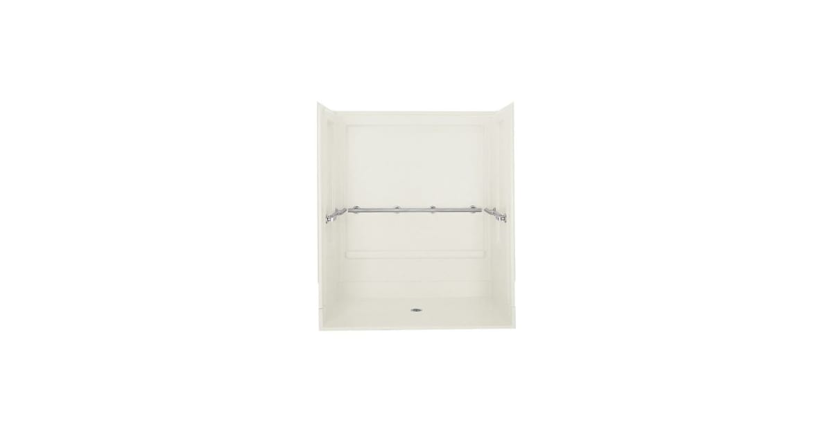 Sterling 62065103-47 ADA Shower 65-1/4" x 40-5/8" Vikrell Shower End ...