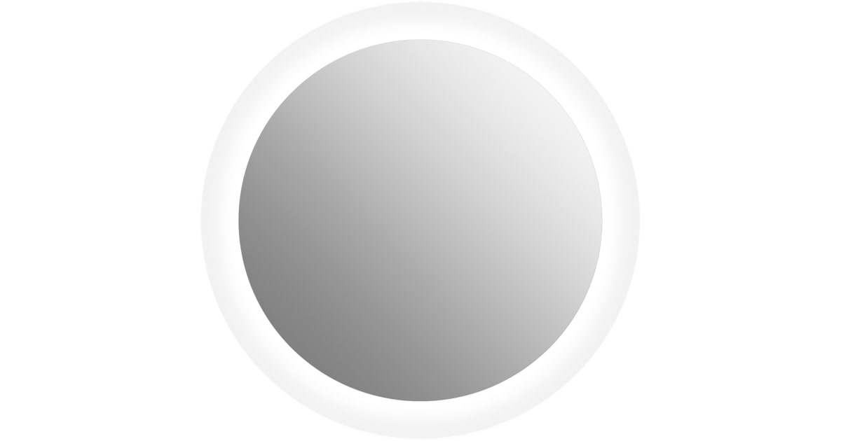 Sterling 78900-23-NA Sunfield 23" x 23" Lighted Frameless Bathroom ...