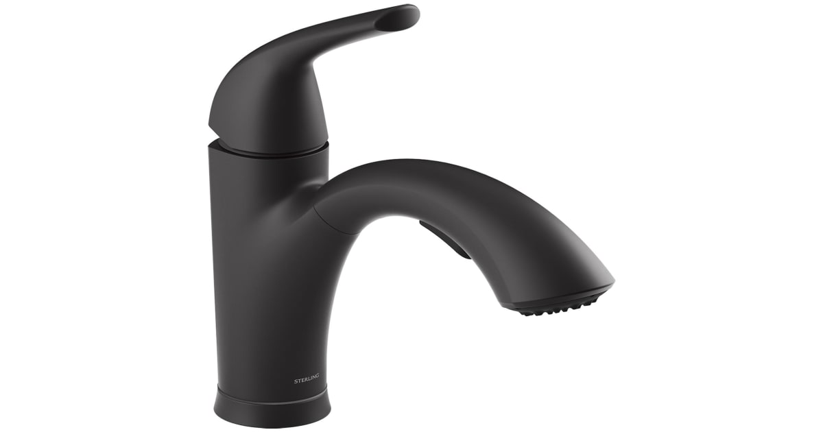 Sterling 24275-BL Medley 1.5 GPM Single Hole Pull Out Kitchen Faucet ...