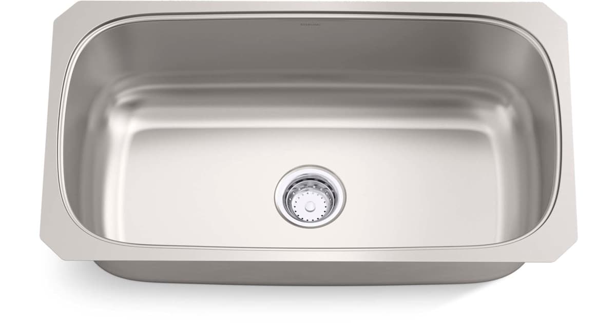 Sterling 36595-NA Valton 32-3/16" Undermount Single Basin Stainless ...