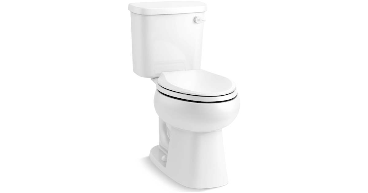 Sterling 402322-WRA-0 Windham 1.28 GPF Two Piece Elongated Toilet with ...