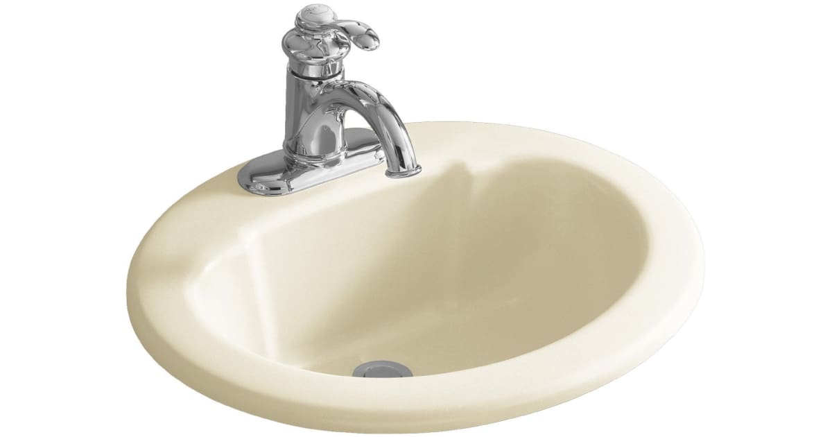 Sterling 65010140-47 Vikrell 20" Self Rimming Bathroom Sink with 4 ...