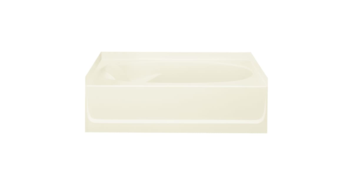 Sterling 71101120-96 Ensemble 60" x 36" Vikrell Soaking Bathtub for ...