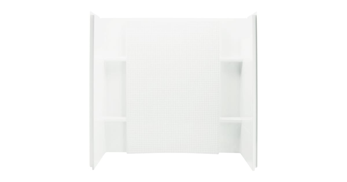 Sterling 71164100-0 Accord 60" x 36" Vikrell Shower Wall Set with Tile ...
