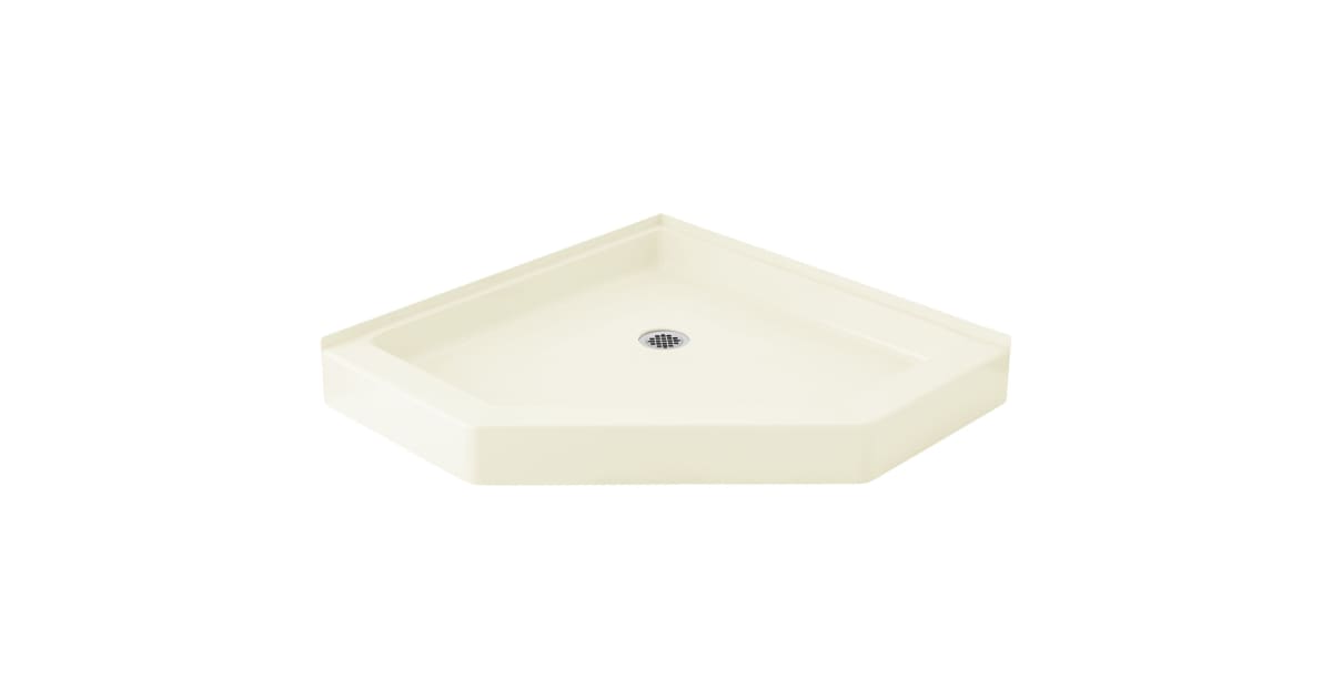 Sterling 72041100-96 Intrigue 39" x 39" x 4-7/8" Vikrell Shower Pan ...