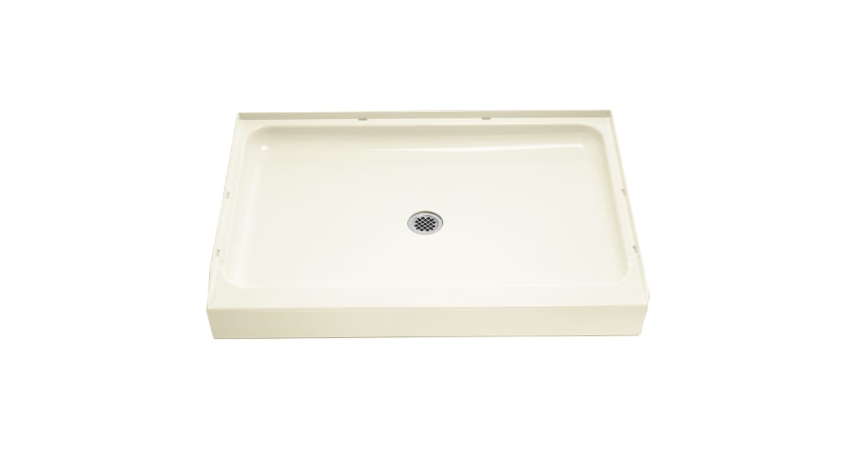 Sterling 72121100-96 Ensemble 48" x 34" x 5-1/2" Vikrell Shower Pan ...