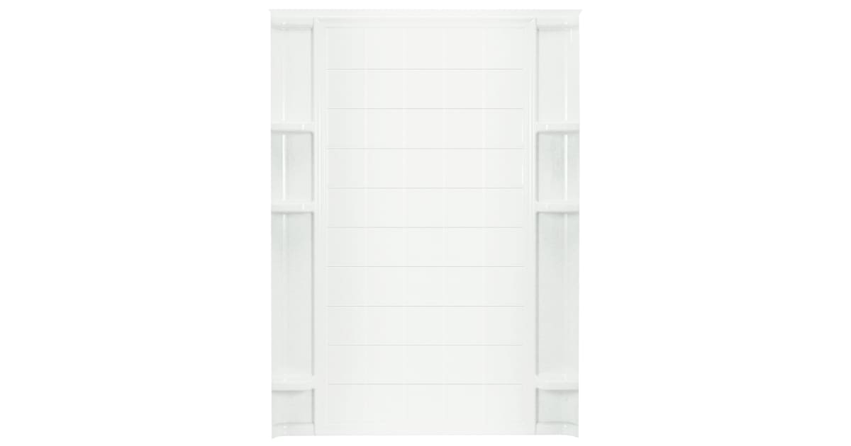 Sterling 72132106-0 Ensemble 72-1/2" x 60" Vikrell Shower Back Wall ...