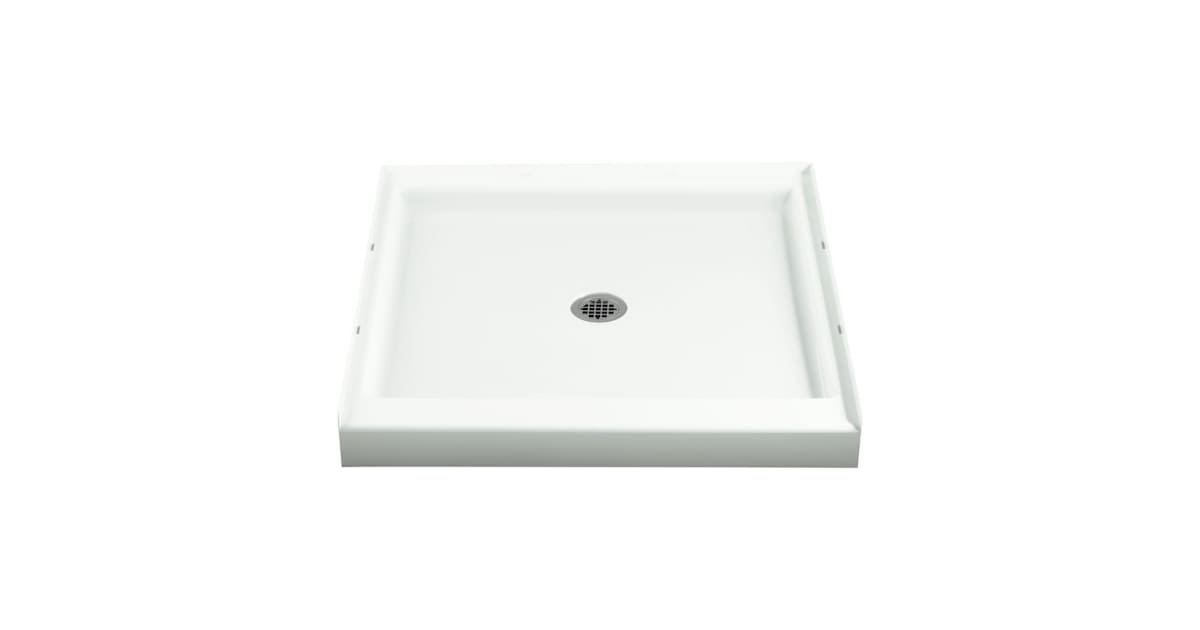 Sterling 72161100-0 Ensemble 36" x 36" x 4-1/2" Vikrell Shower Pan with ...