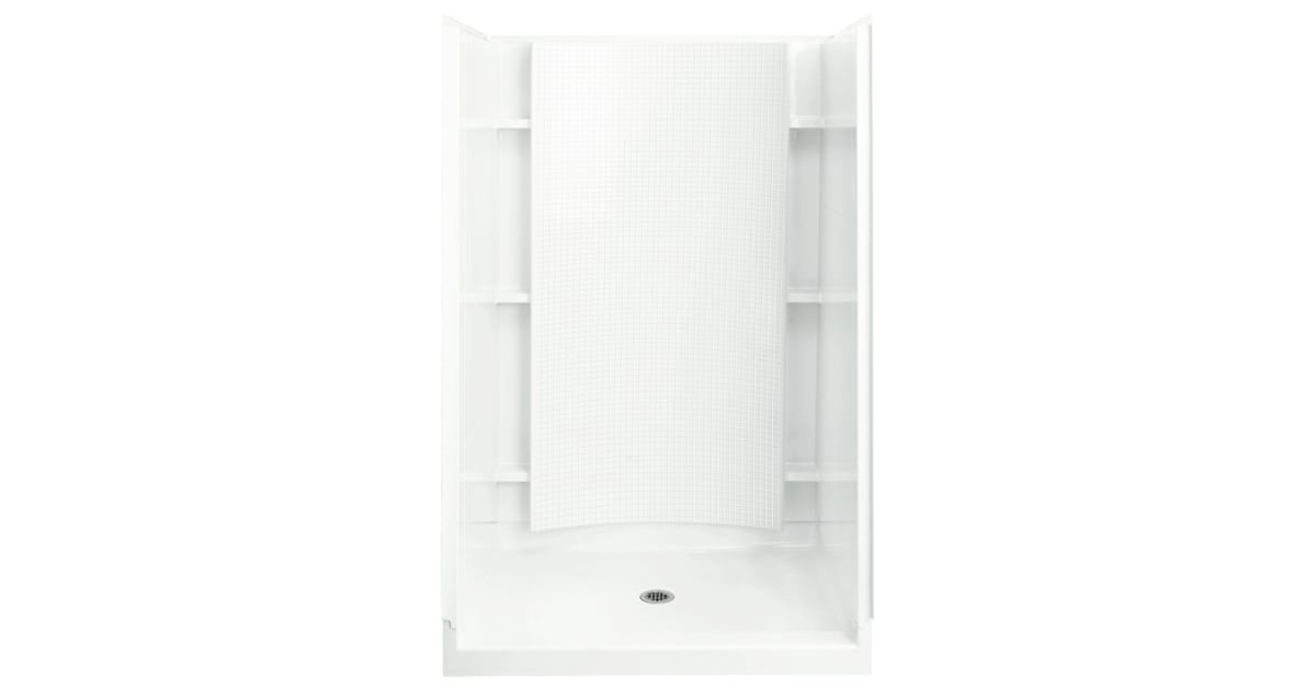 Sterling 72260100-0 Accord 48" x 37-1/4" x 77" Vikrell Shower with ...