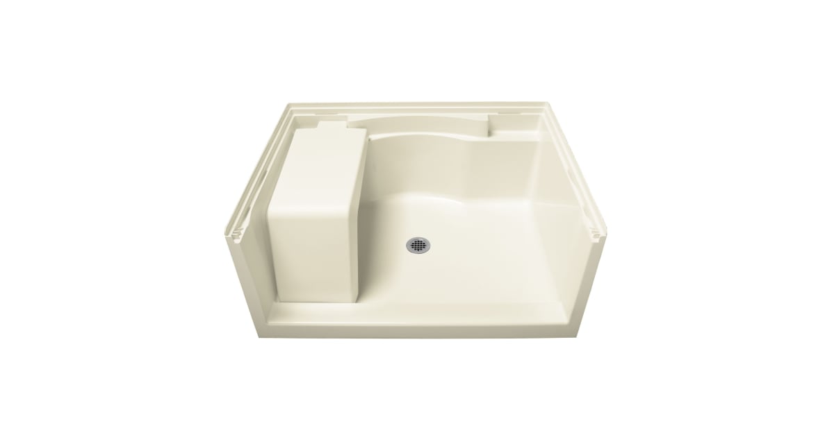 Sterling 72281100-96 Accord 48" x 36" Vikrell Shower Pan with Drain ...