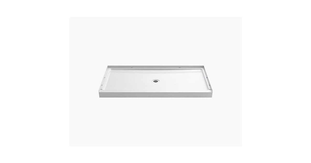 Sterling 72331100-0 GUARD+ Vikrell 60" x 34" Shower Pan with Center ...