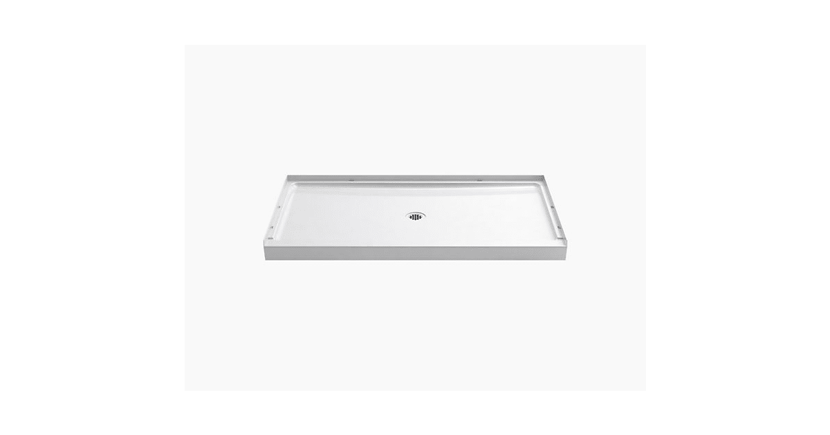 Sterling 72331100-0 GUARD+ Vikrell 60" x 34" Shower Pan with Center ...