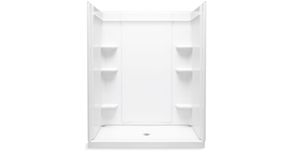 Sterling 72430100-0 Medley 75-1/2" High x 60" Wide Vikrell Shower ...