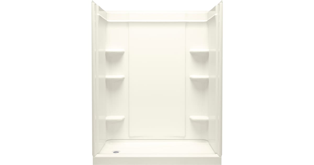 Sterling 72440116-96 Medley 60" X 30" Shower Stall With Aging In Place ...
