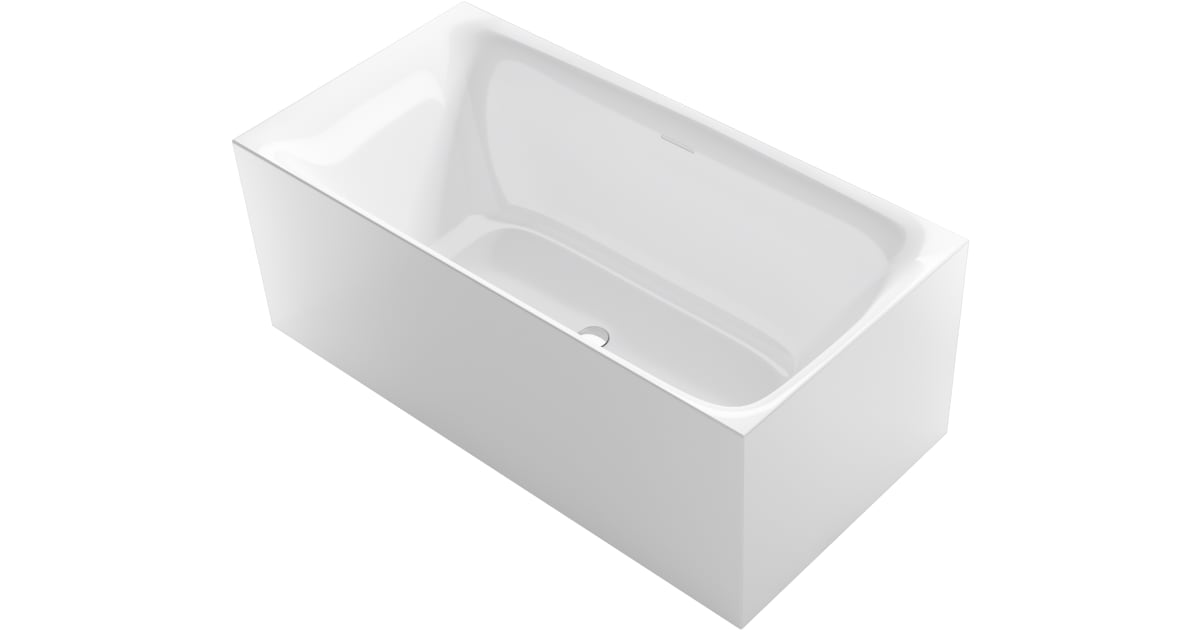 Sterling 96135-0 Unwind 60" Free Standing Acrylic Soaking Tub with ...
