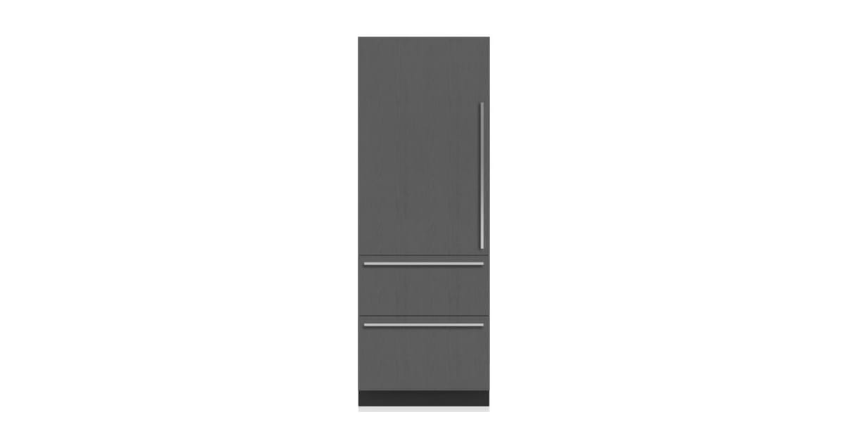 Sub-Zero DET3050FI/L Designer Series 30 Inch Wide 15 Cu. Ft. Built-In ...