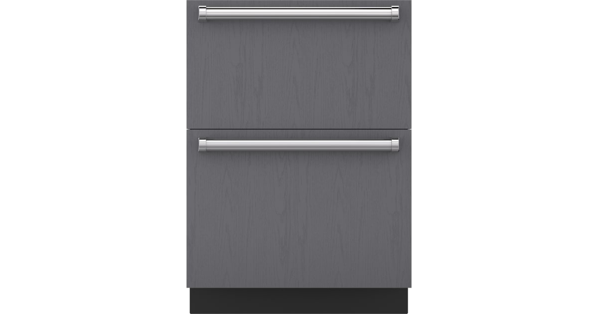 Sub-Zero ID-24FI 24 Inch Wide 3.8 Cu. Ft. Capacity Energy Star Rated Freezer Drawers with Ice ...