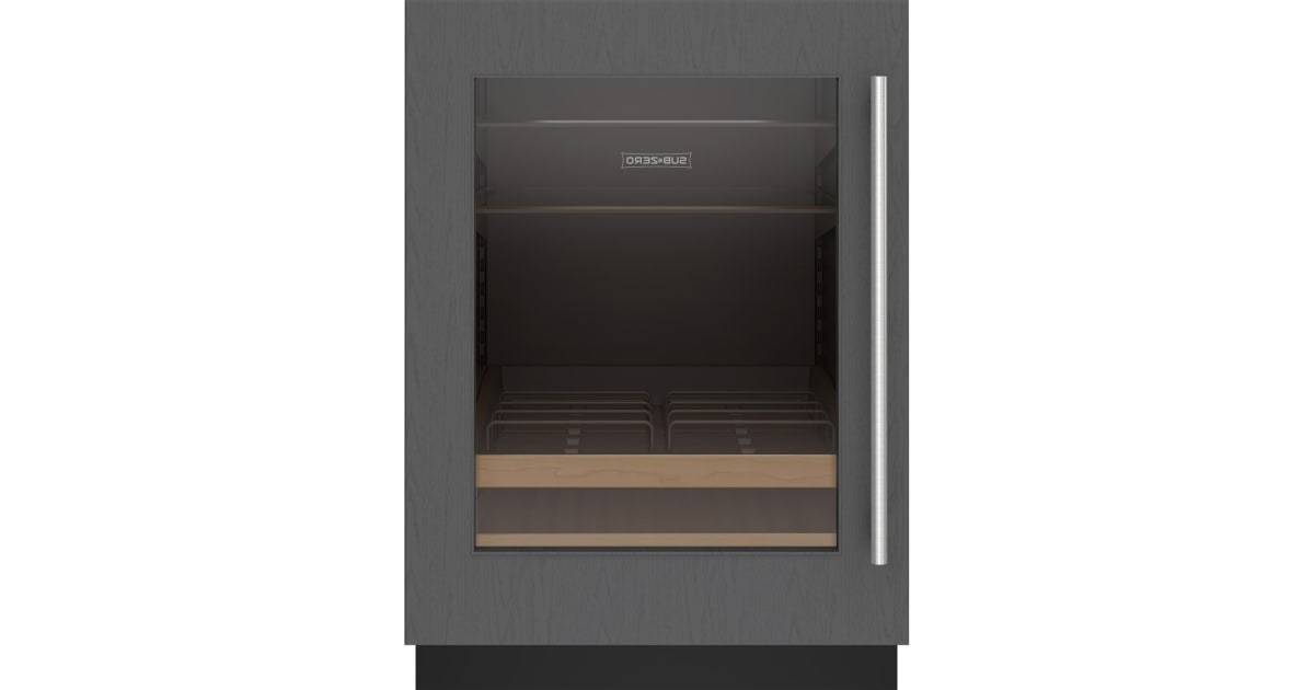 Sub-Zero DEU2450BG/L Designer Series 24 Inch Wide 8 Bottle Capacity 155 ...