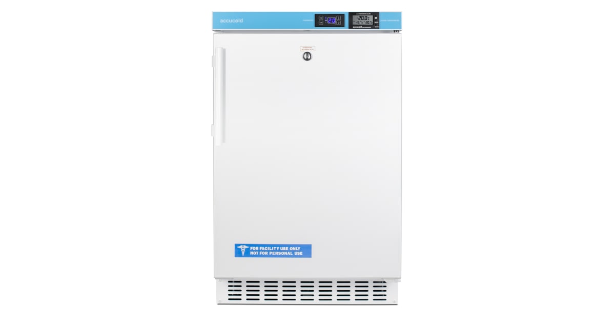 Summit ACF33L AccuCold 20 Inch Wide 2.65 Cu. Ft. Medical Freezer with ...