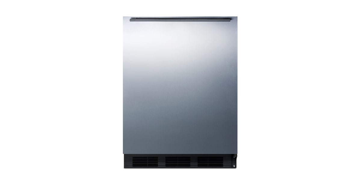 Summit AR5BS 24 Inch Wide 5.5 Cu. Ft. Compact Freezerless Refrigerator ...