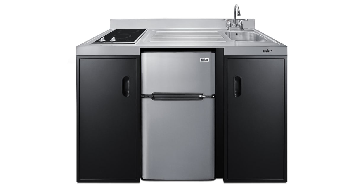 Summit CK55ADASINKR 55 Inch Wide ADA Compliant Kitchenette with Radiant ...