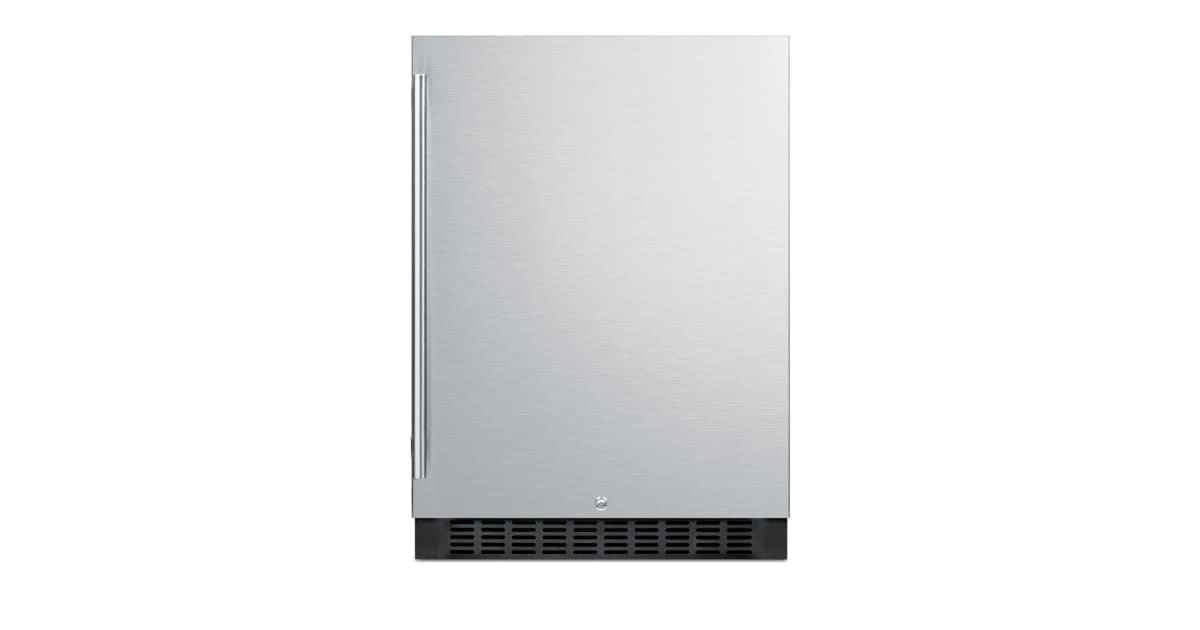 Summit FF64BCSS 24 Inch Wide 4.6 Cu. Ft. Energy Star Certified Compact ...