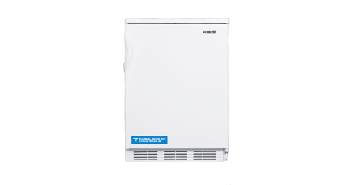 Summit FF6WBI Accucold 24 Inch Wide 5.5 Cu. Ft. Medical Refrigerator ...