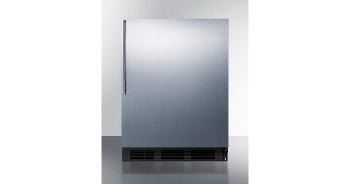 Summit FF6BKBI7SSHVADA 24" Wide Built-In All-Refrigerator ADA Compliant ...