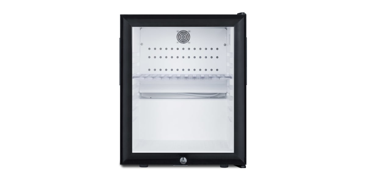 Summit MB13G 16 Inch Wide 0.9 Cu. Ft. Compact Refrigerator with Locking ...