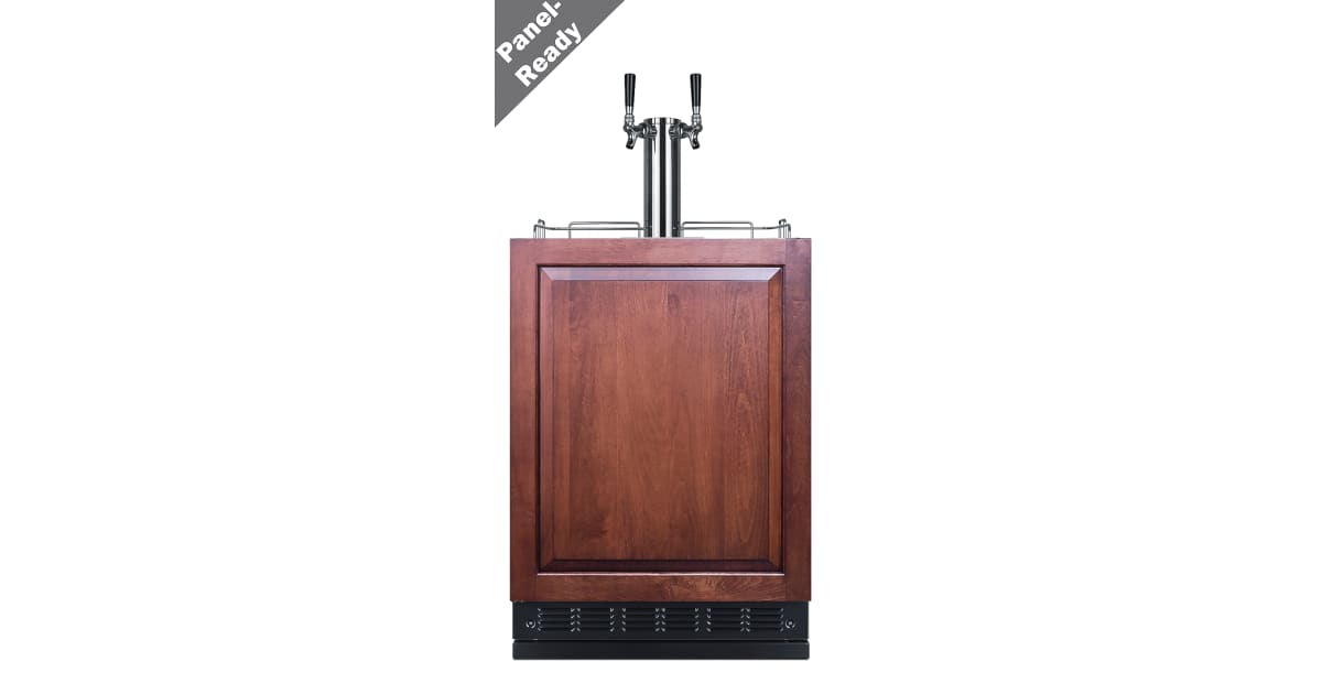 Summit SBC7BRSIFLHD 24 Inch Wide 5.3 Cu. Ft. Panel Ready Free Standing ...