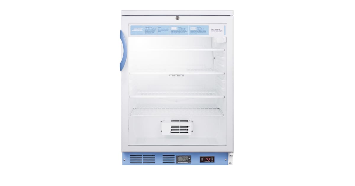 Summit SCR600LBIMED2 Accucold MED2 24 Inch Wide 5.5 Cu. Ft. Built-In ...