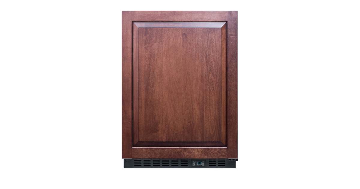 Summit SCR610BLSDV1IF 24 Inch Wide 4.88 Cu. Ft. Panel Ready Compact ...