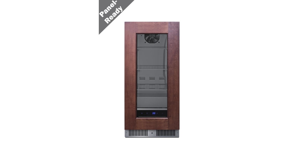 Summit SDHG1533PNR 15 Inch Wide 40 Can Capacity Panel Ready Beverage ...