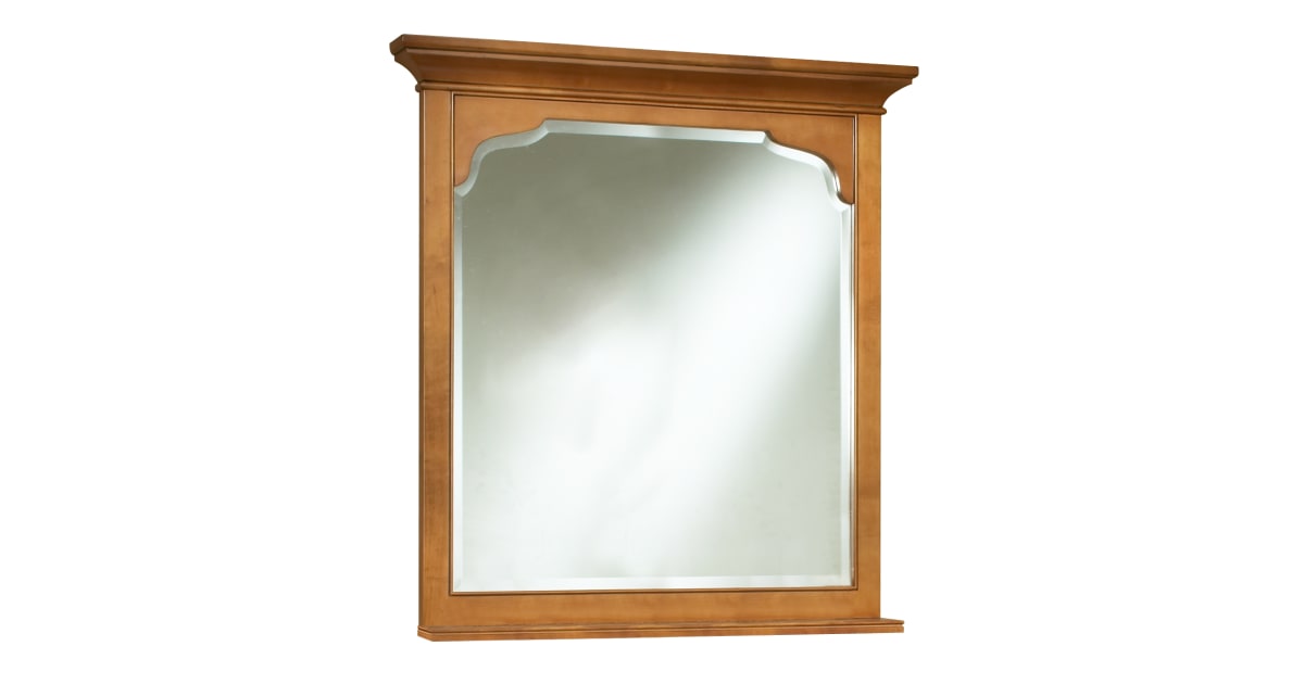 Sunny Wood HS3638MR 36" Framed Bevel Mirror from the Halston Collection ...