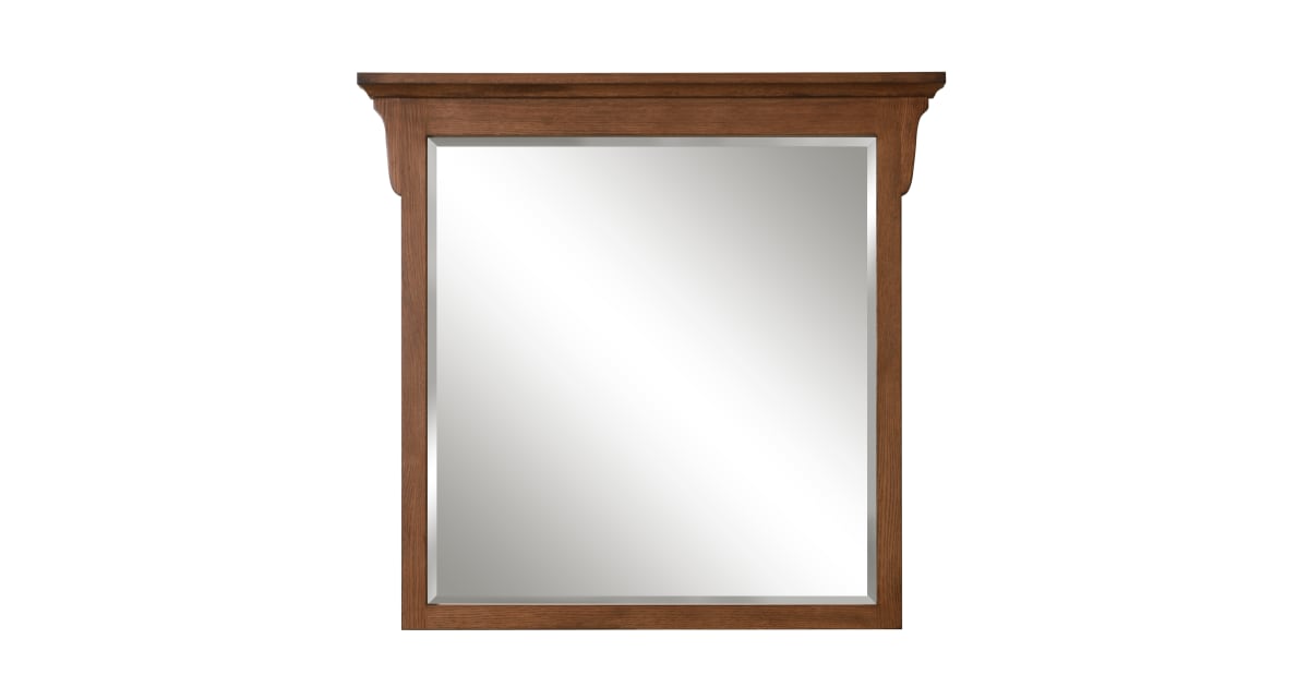 Sunny Wood MO3638MR Mission Oak 36" Framed Mirror | Build.com