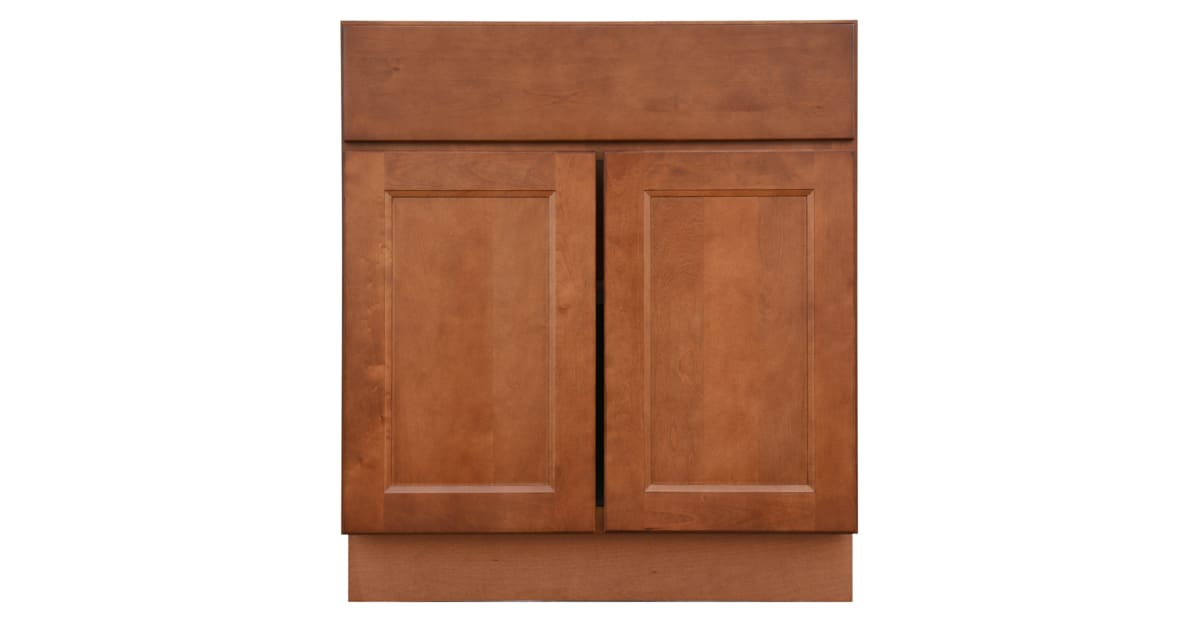 Sunny Wood ESB30-A Ellisen 30" Double Door Base Cabinet with Dovetail ...