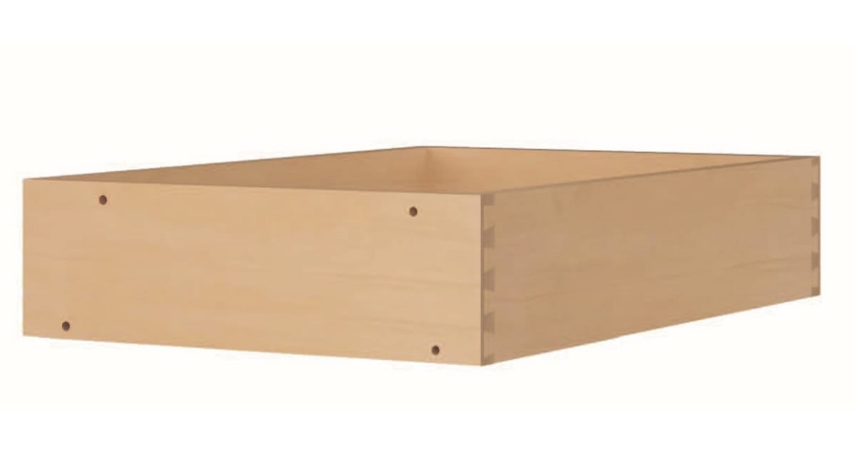 Sunny Wood OLAUB18D Dovetail Drawers with Full Extension Soft Close ...