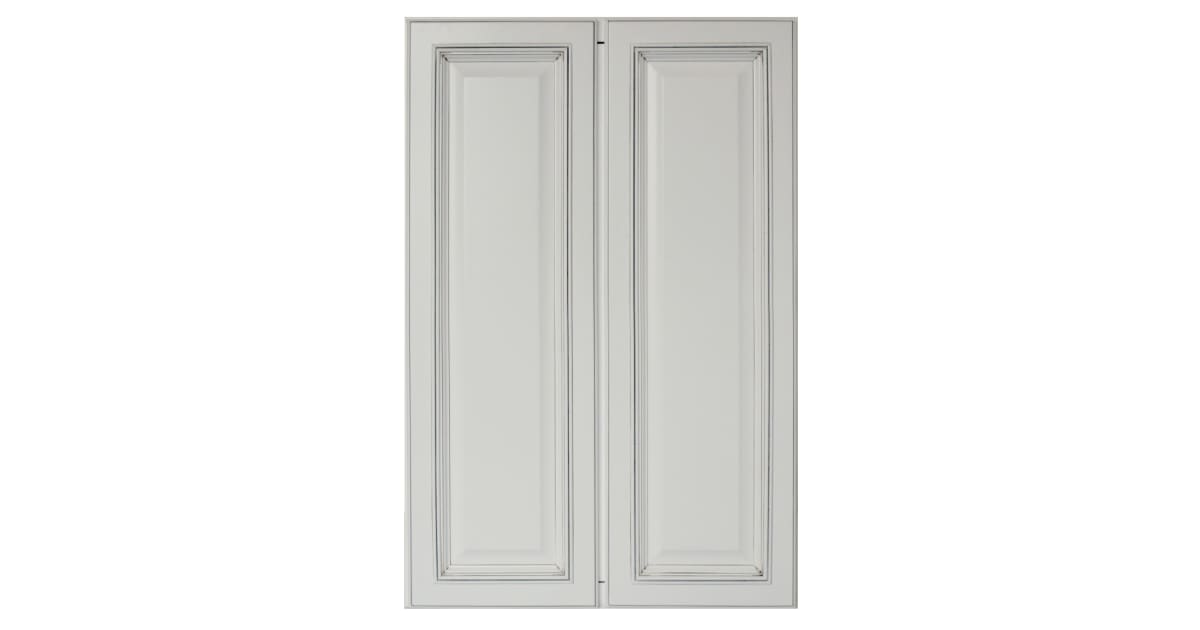 Sunny Wood SLP2436T-A Sanibel 24" Wide x 36" High Double Door Pantry ...